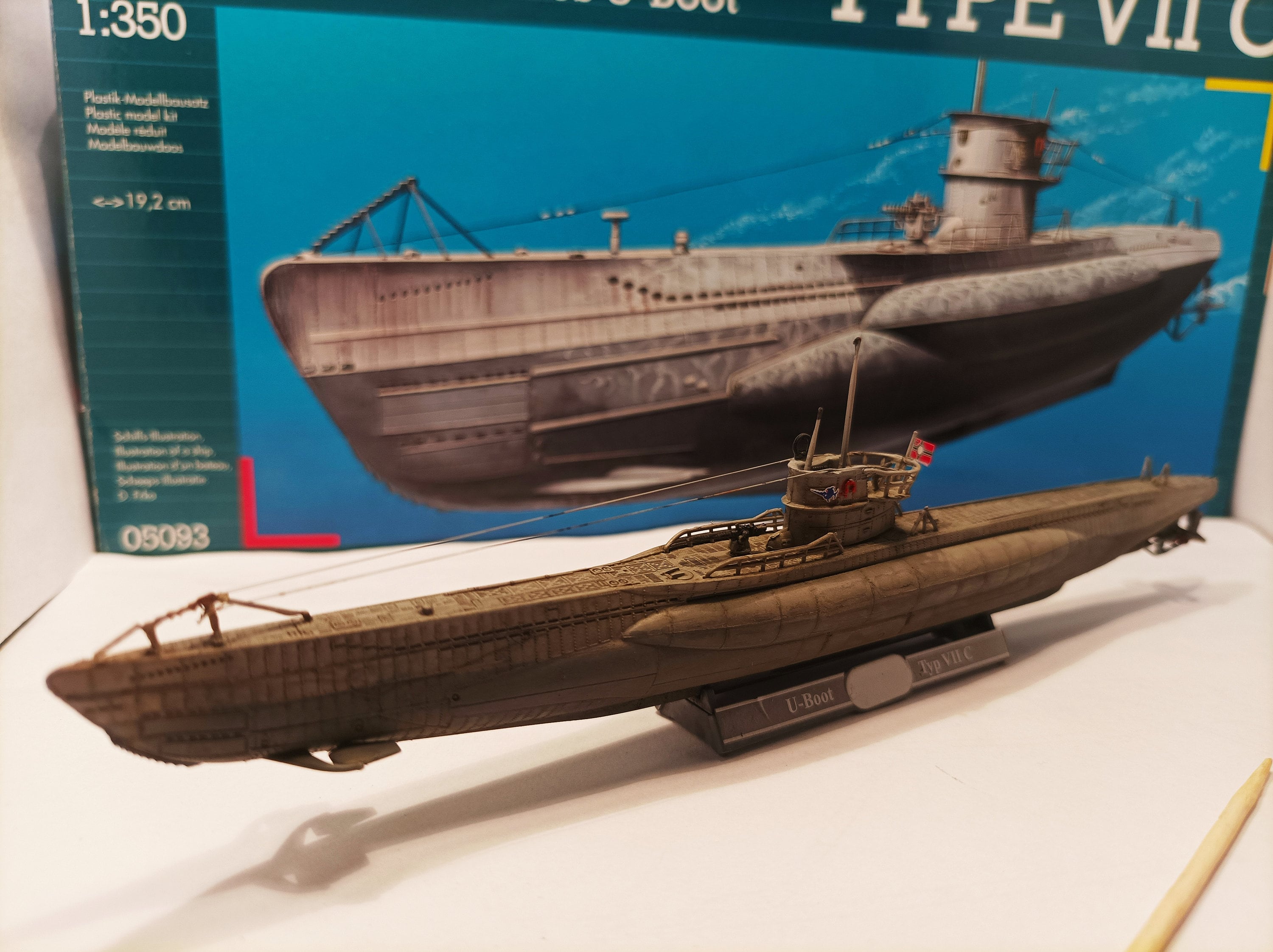Revell 1/350 Scale German Submarine (U Boot) Type VII C (the U96 From the Famous German Movie ...