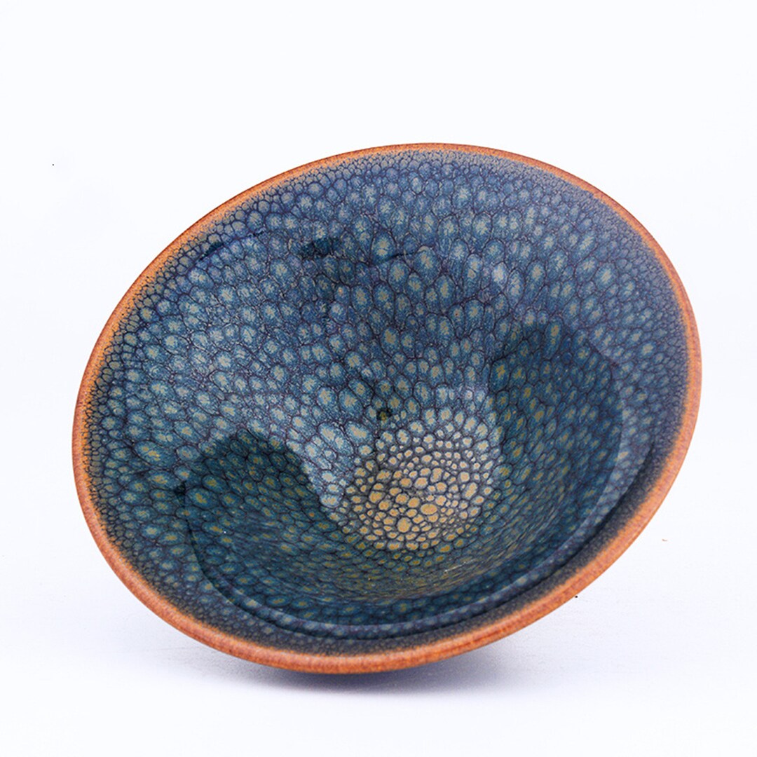 Jianzhan Tenmoku Tea Cup Named Blue Roc Handmade by Tianmu Glaze Best Gift for Kung Fu Tea ...