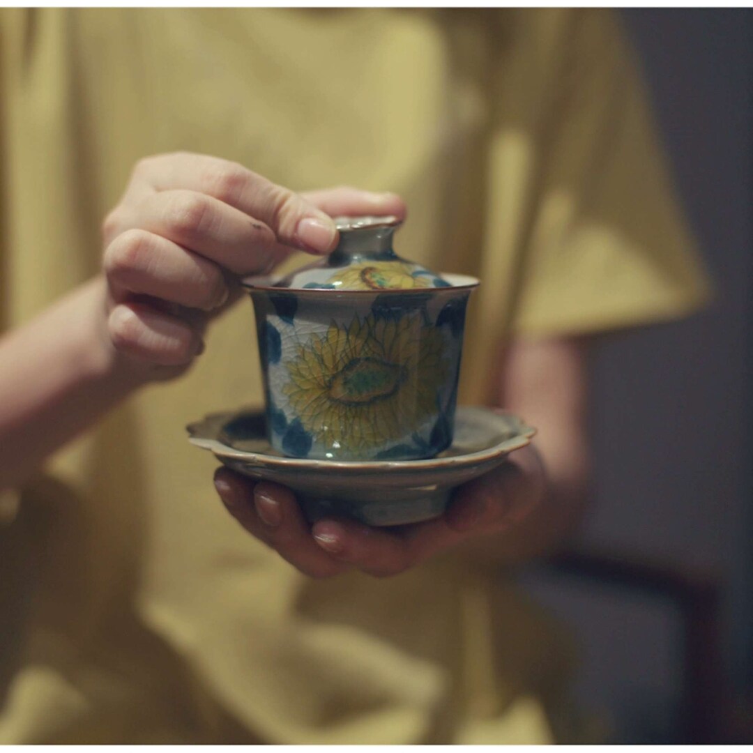 Handmade Wood Fired Gaiwan Named Chrysanthemum Best Gift for - Etsy