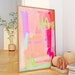 Colorful Abstract Wall Art, Pastel Abstract Painting, Bright Large Art ...