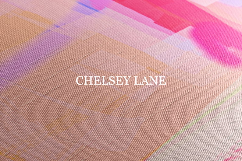 Colorful Abstract Wall Art, Pastel Abstract Painting, Bright Large Art ...