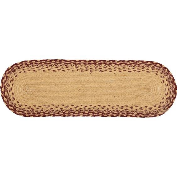 Upgrade Your Summer Gathering Table With Our Tan/burgundy Runner ...