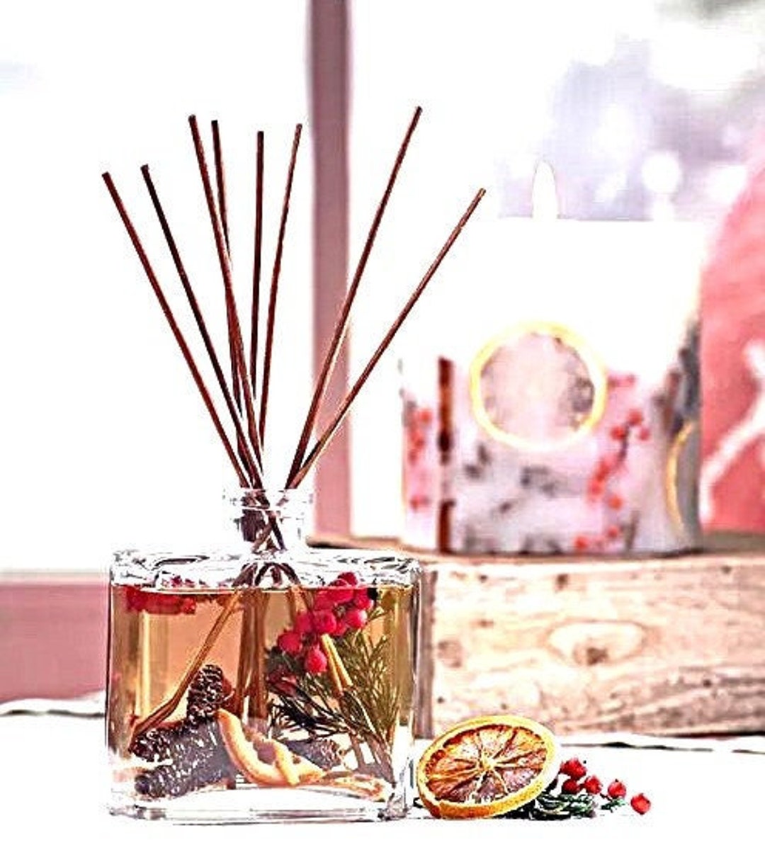 Holiday Memories Botanical Reed Diffuser in Gift Box - Hand Poured - Etsy