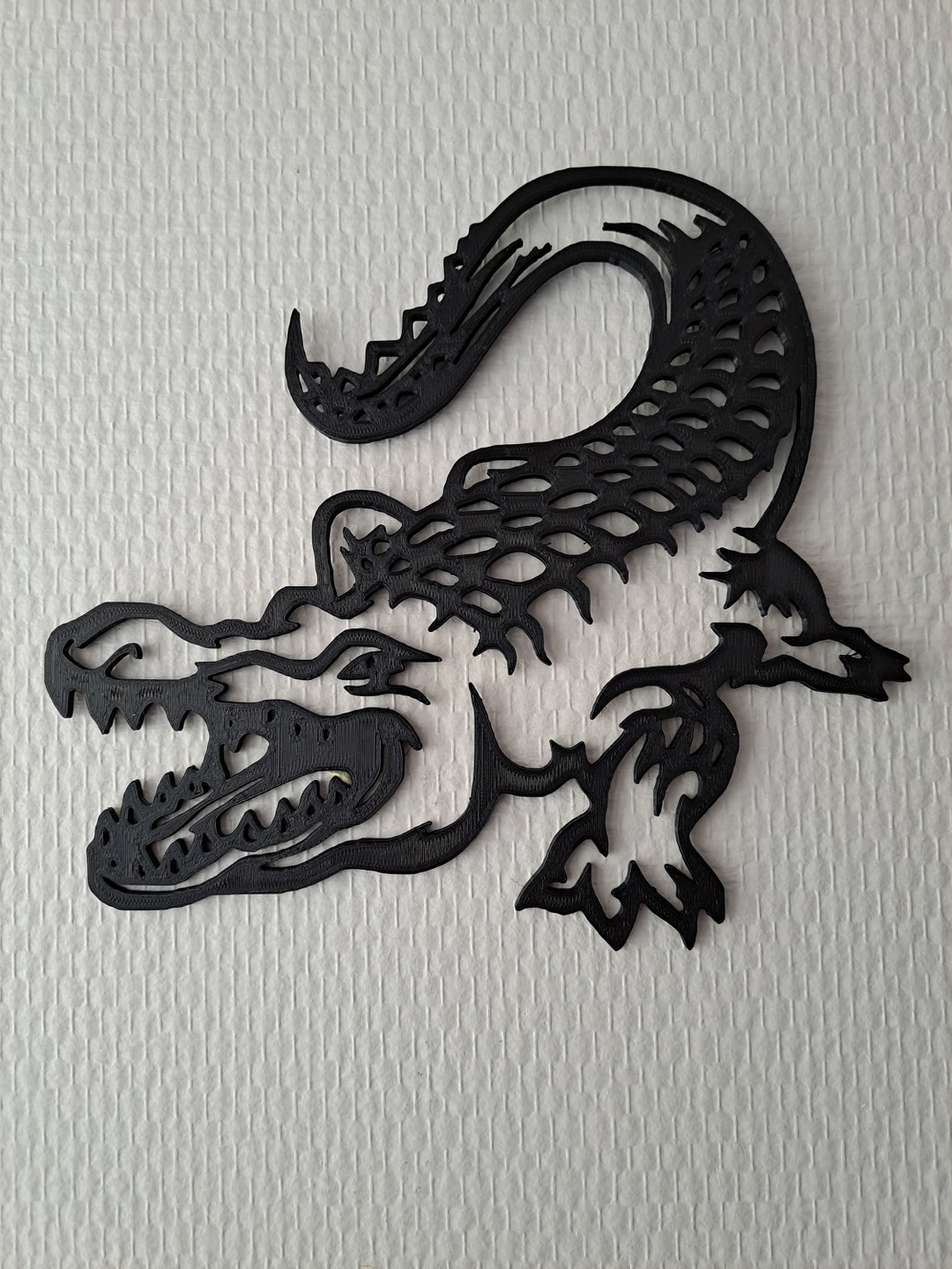 Crocodile, STL File for 3D Printing, Wall Decoration - Etsy UK