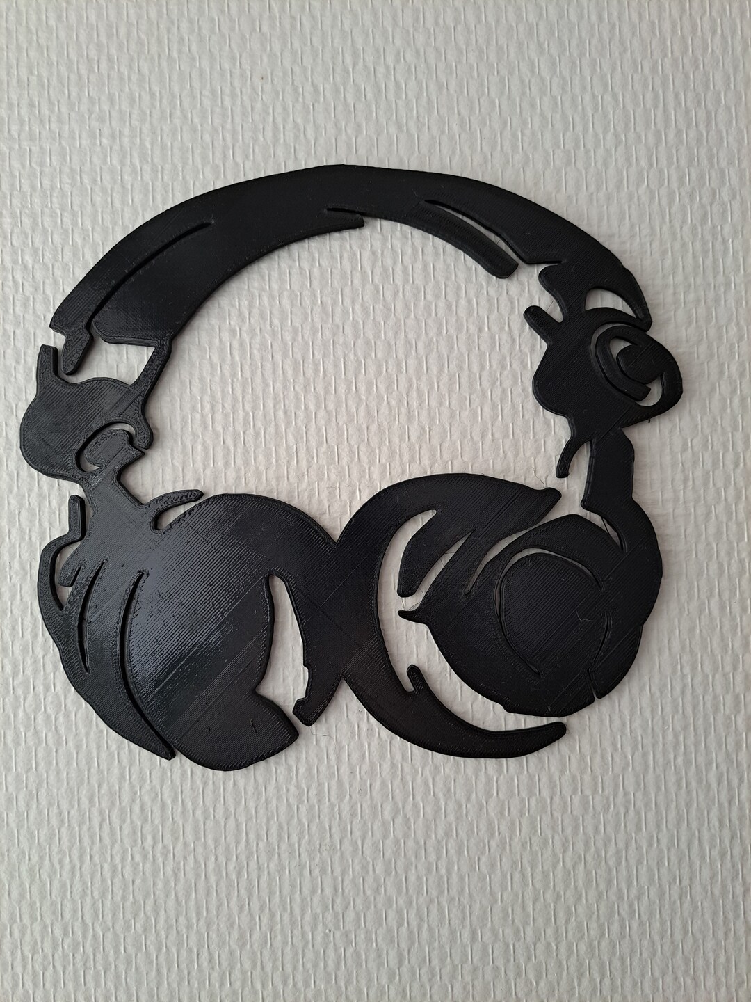 Headphones, STL File for 3D Printing, Wall Decoration - Etsy