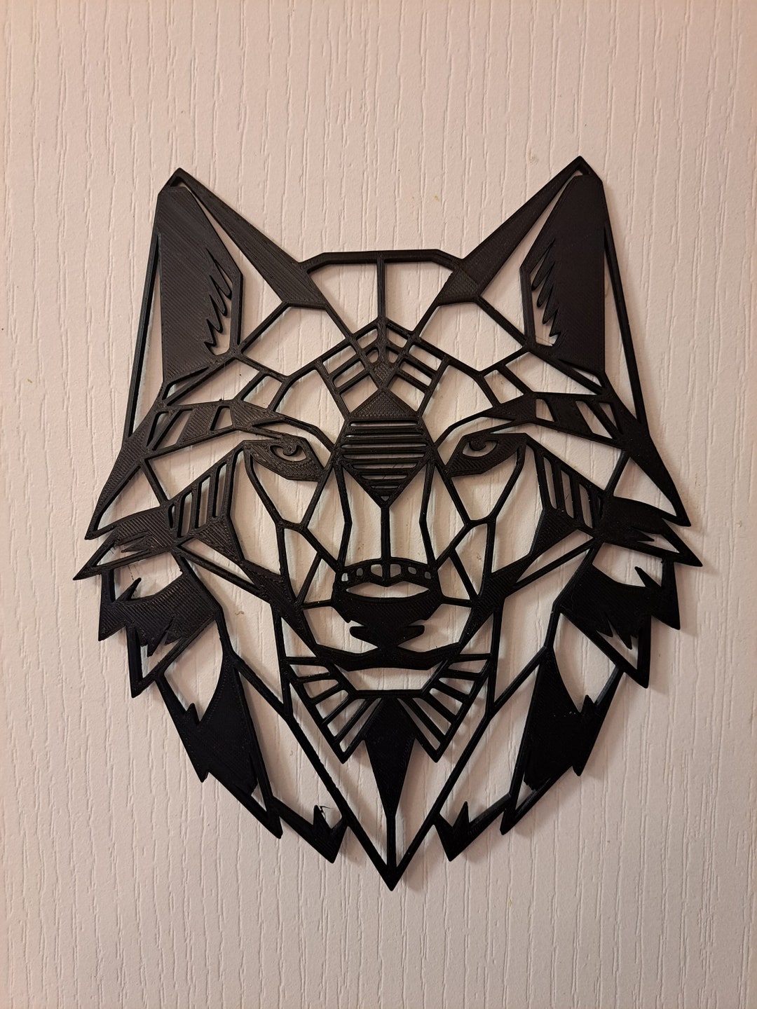Tête de loup origami décoration murale - Etsy France