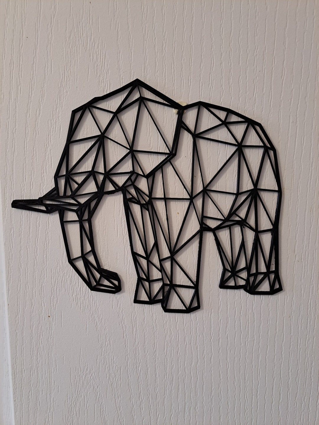 Origami Elephant Wall Decoration - Etsy