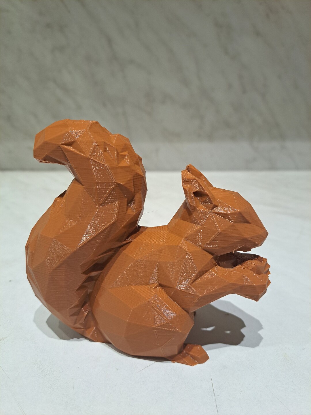 Low Poly Squirrel - Etsy