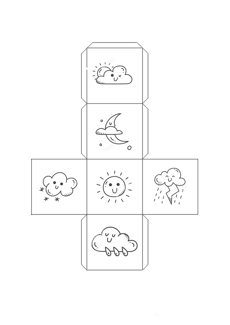 PRINTABLE STORY CUBES, Kids Activity, Creative Play, Picture Block ...