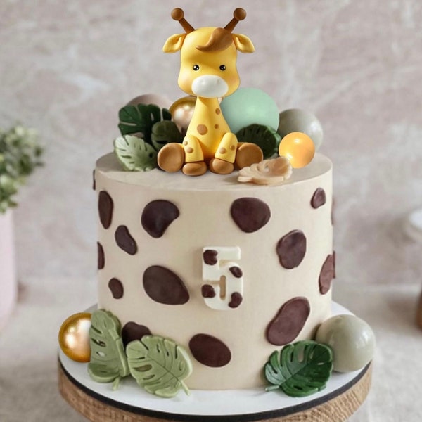 Giraffe Cake Topper - Etsy