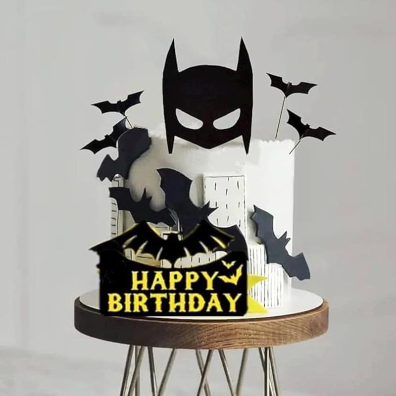 Batmans Cake Topper - Etsy