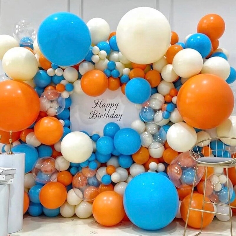 Baby Blue and Orange - Etsy