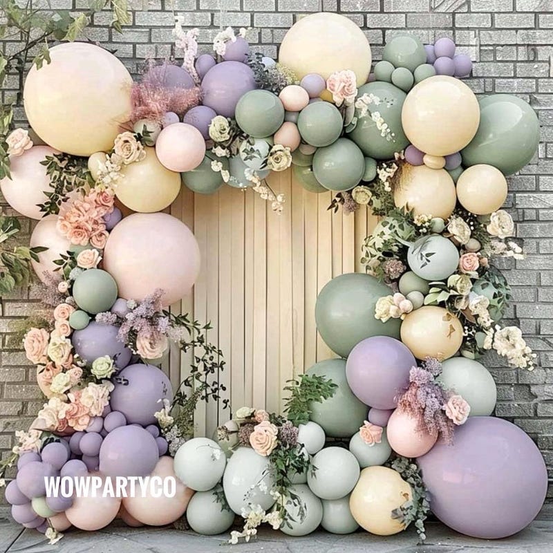 Flower Balloon Backdrop - Etsy