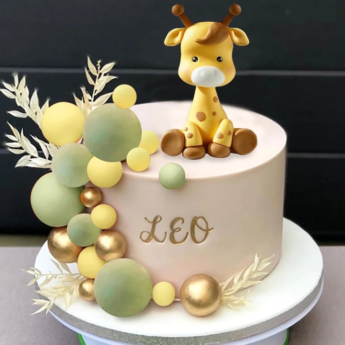 Safari Animal Cake Toppers | Giraffe Set Cake Toppers | Themed Birthday ...