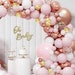 Pink and Rose Gold Balloon Garland Arch Kit Set for Weddings, Birthdays ...