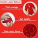 Red Balloons Double Stuffed Red Balloons Different Sizes Latex Ruby Red ...
