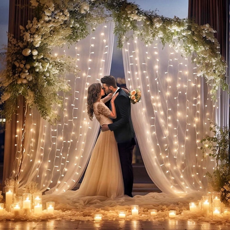 Wedding Backdrop With Lights - Etsy