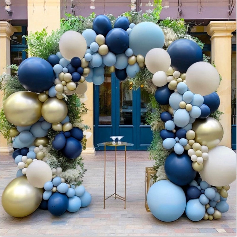 Blue Balloon Garland - Etsy