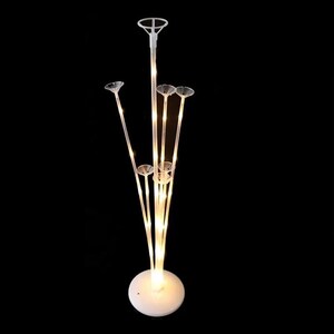 Light up Balloon Stand Kit-2 Set Clear Balloon Stand for Table, Floor ...