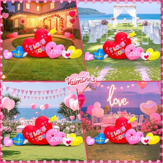 Inflatable Valentines Decorations