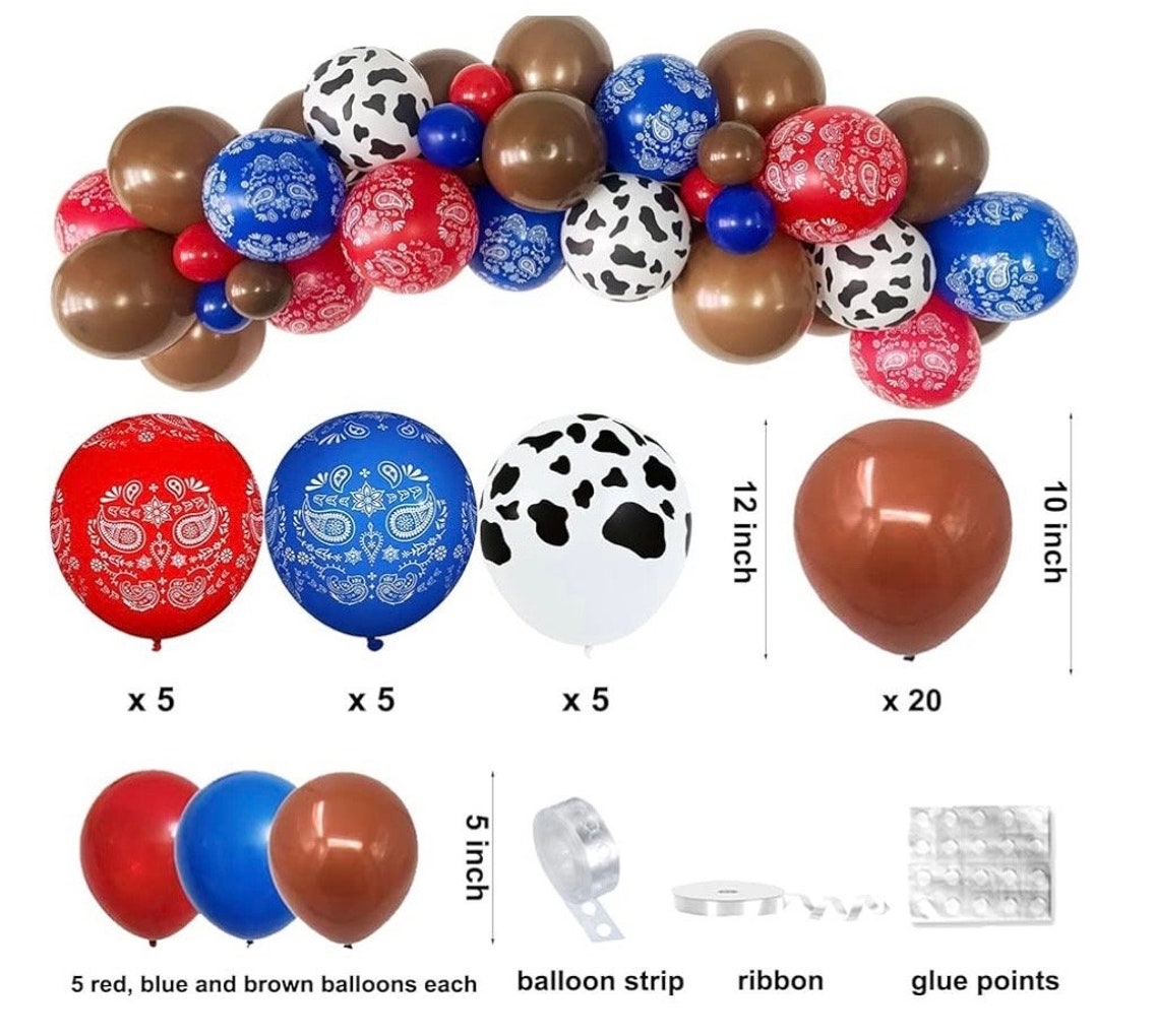 My First Rodeo Birthday Decorations, Hombae Western Cowboy First ...