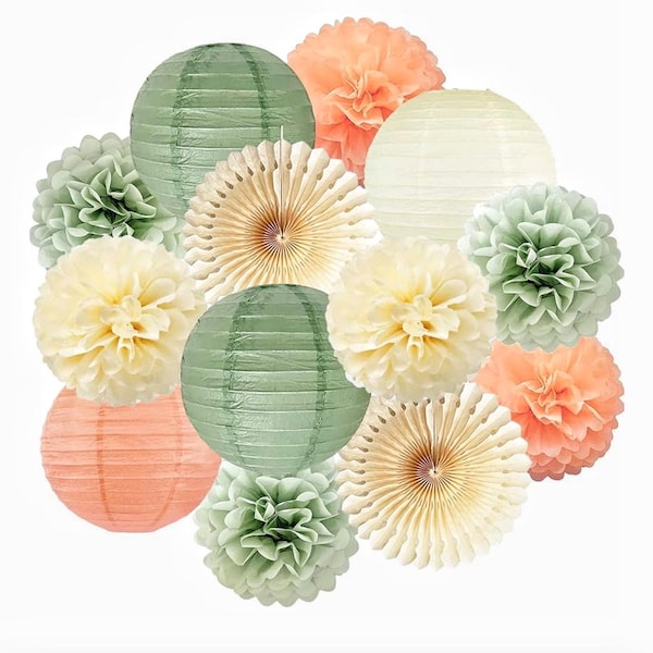 Tissue Paper Fan - Etsy