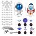 96pcs Outer Space Astronaut Party Decorations - Galaxy Themed Party ...