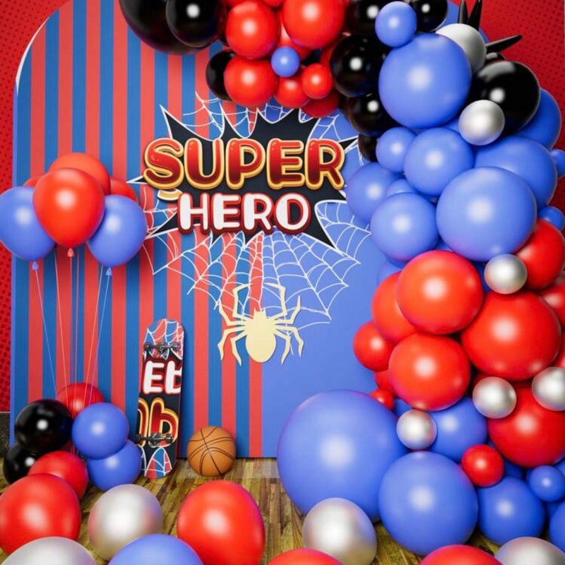 Spidey Balloon Arch - Etsy