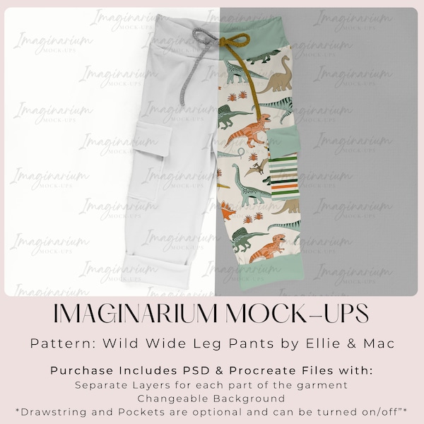Cargo Pants Mockup - Etsy