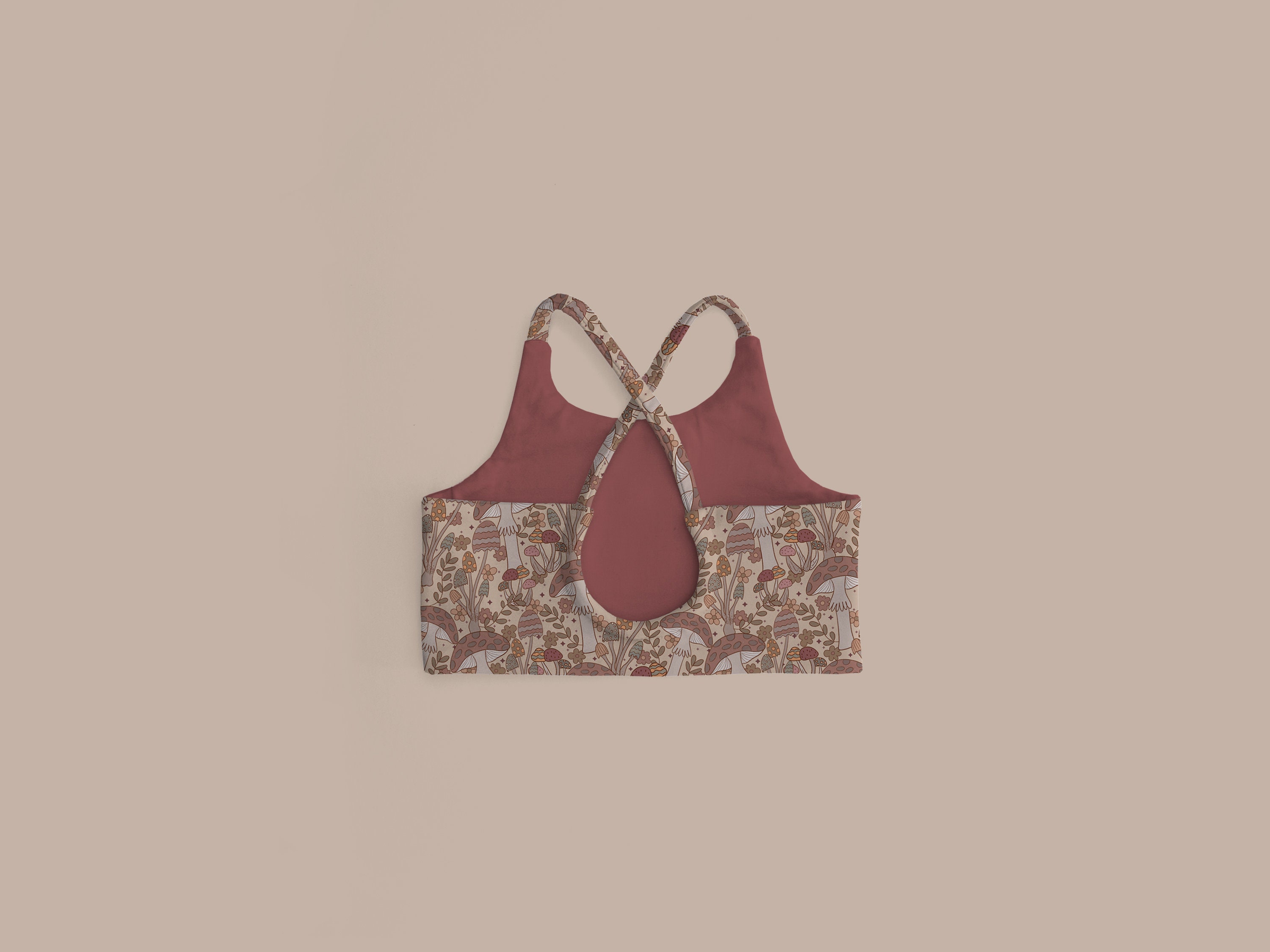 Salerno Top and Skirt Outfit Mock-up, Tear Drop Back Crop Top Mock Up ...