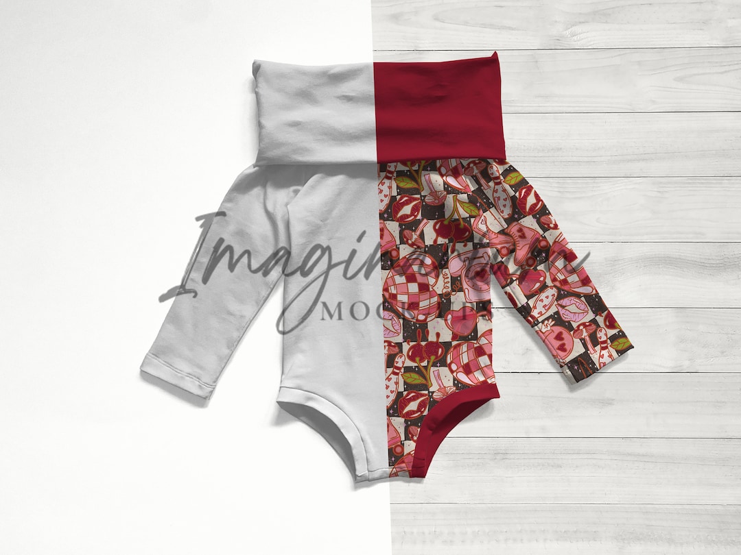 Long Sleeve off Shoulder Leo Mock Up, Long Sleeve Leotard Mockup ...