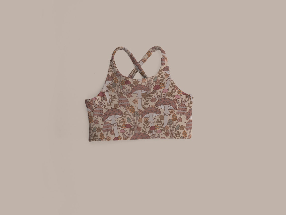 Salerno Top and Skirt Outfit Mock-up, Tear Drop Back Crop Top Mock Up ...