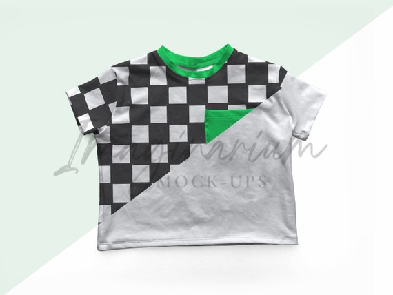 Boxy T-shirt Mock Up Boxy Top Mock-up Short Sleeve Shirt - Etsy