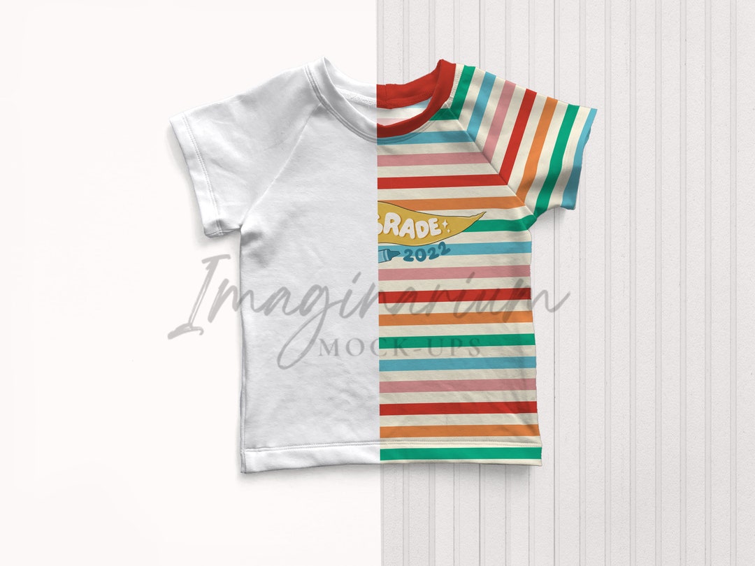 Raglan Top Mock Up, Raglan T-shirt Mock-up, Short Sleeve Shirt ...