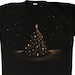 Handpainted Bleached Christmas Tree on T-shirt, Festive Hand Painted ...