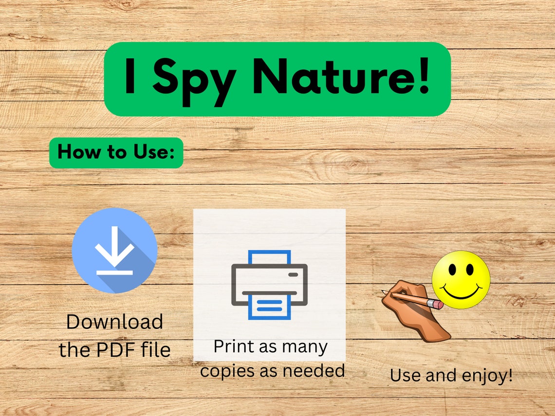 I Spy Nature! - Etsy