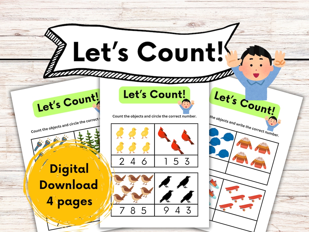 Let's Count! - Etsy