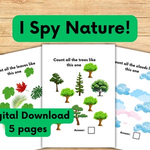 I Spy Nature! - Etsy