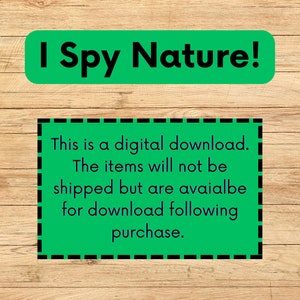 I Spy Nature! - Etsy