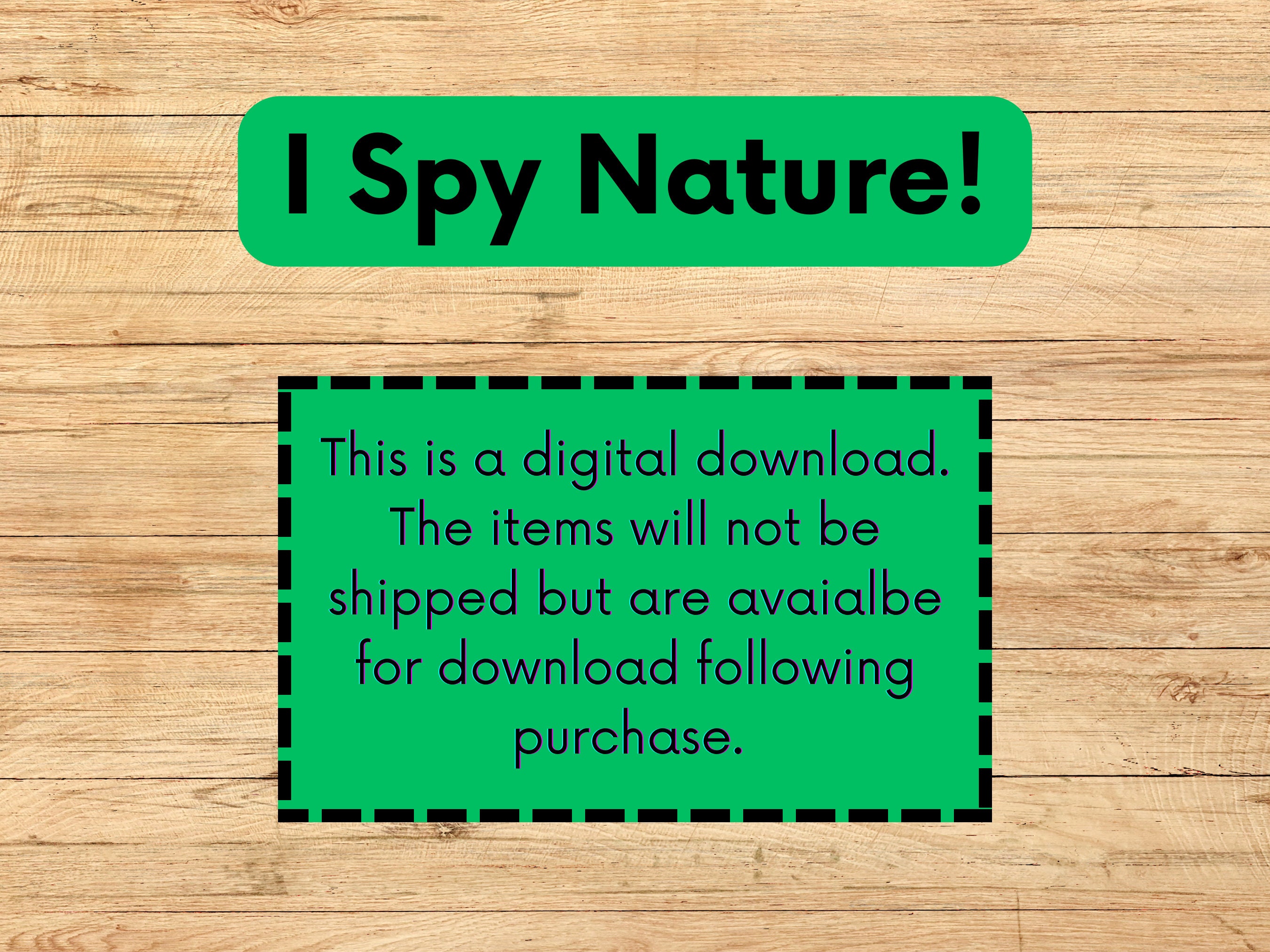 I Spy Nature! - Etsy