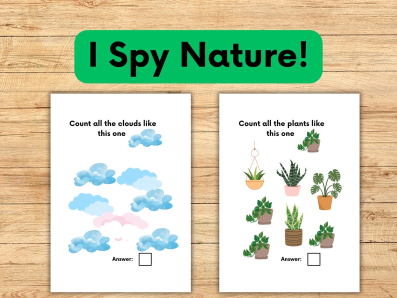 I Spy Nature! - Etsy