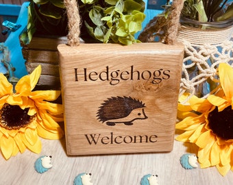 Hedgehog Welcome Sign - Etsy