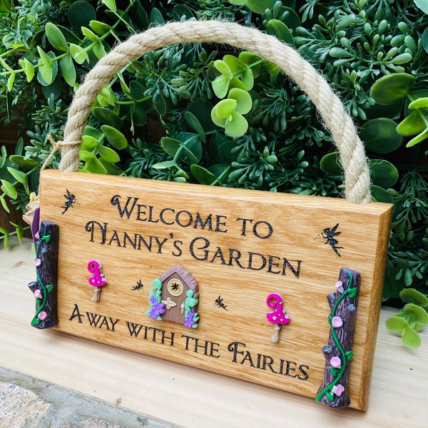 Fairy Garden Sign - Etsy