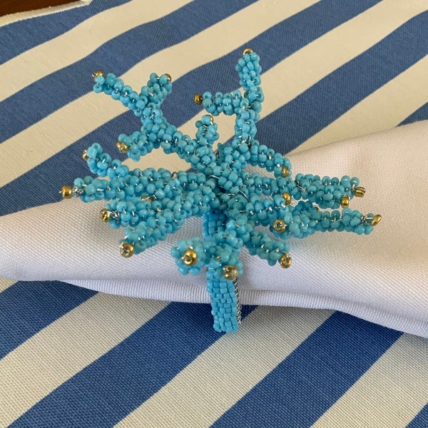Coral Napkin Ring - Etsy