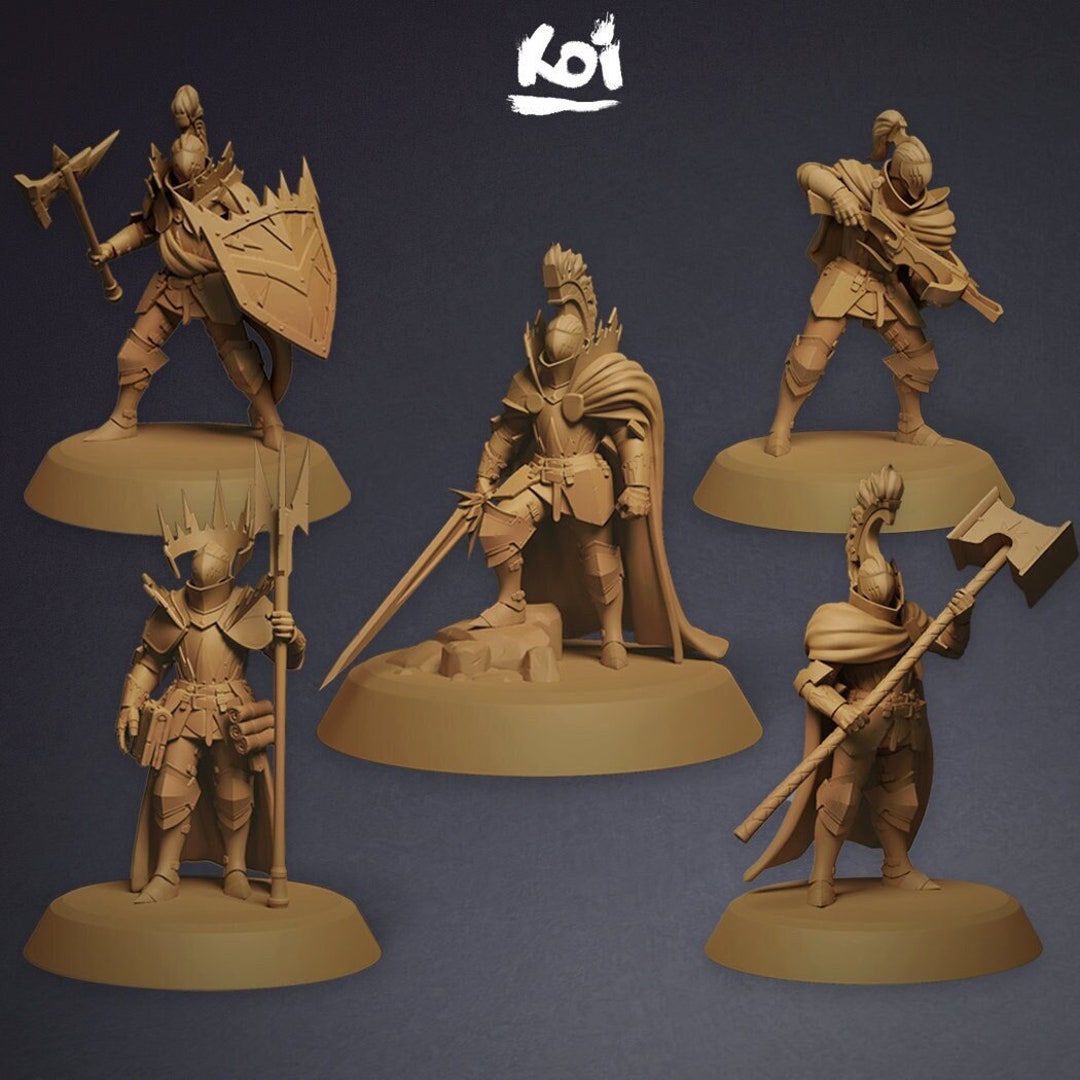 Harbingers of Storm - Bundle | 42mm | Miniatures | Knights | Hero ...