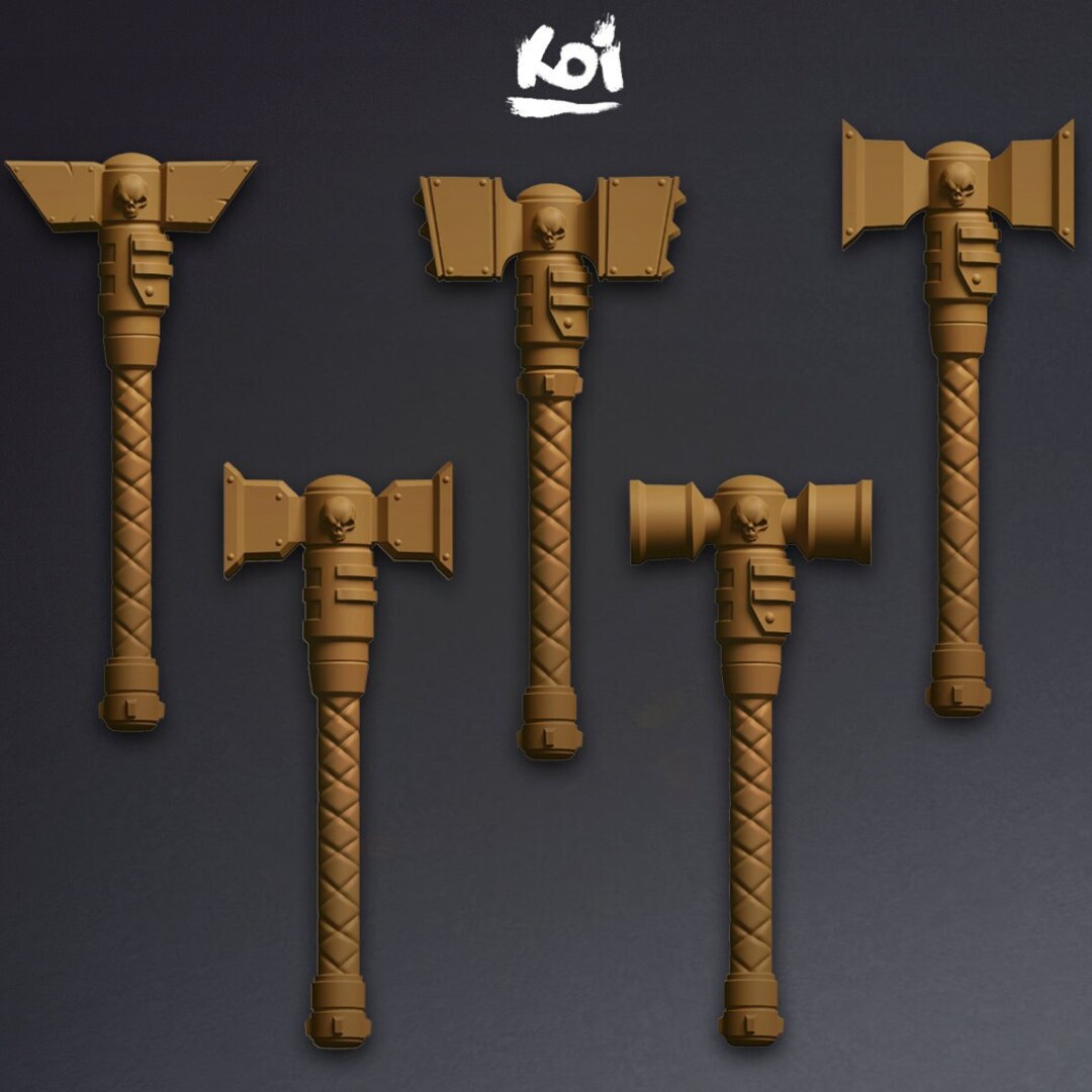 Hammers of Justice - Weapon Set | 32mm | Bits | Space | Wargame ...