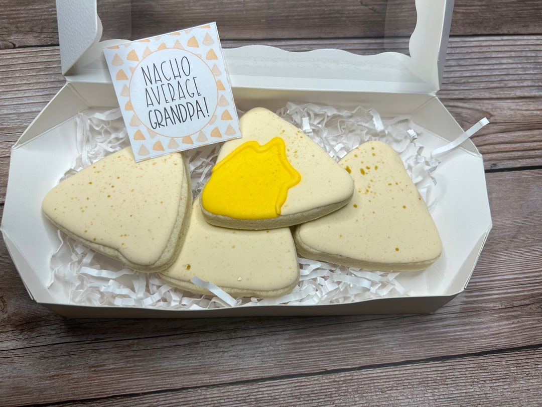 Nacho Average Grandpa/dad Father’s Day Cookies, Dad Gift, Grandpa Gift ...