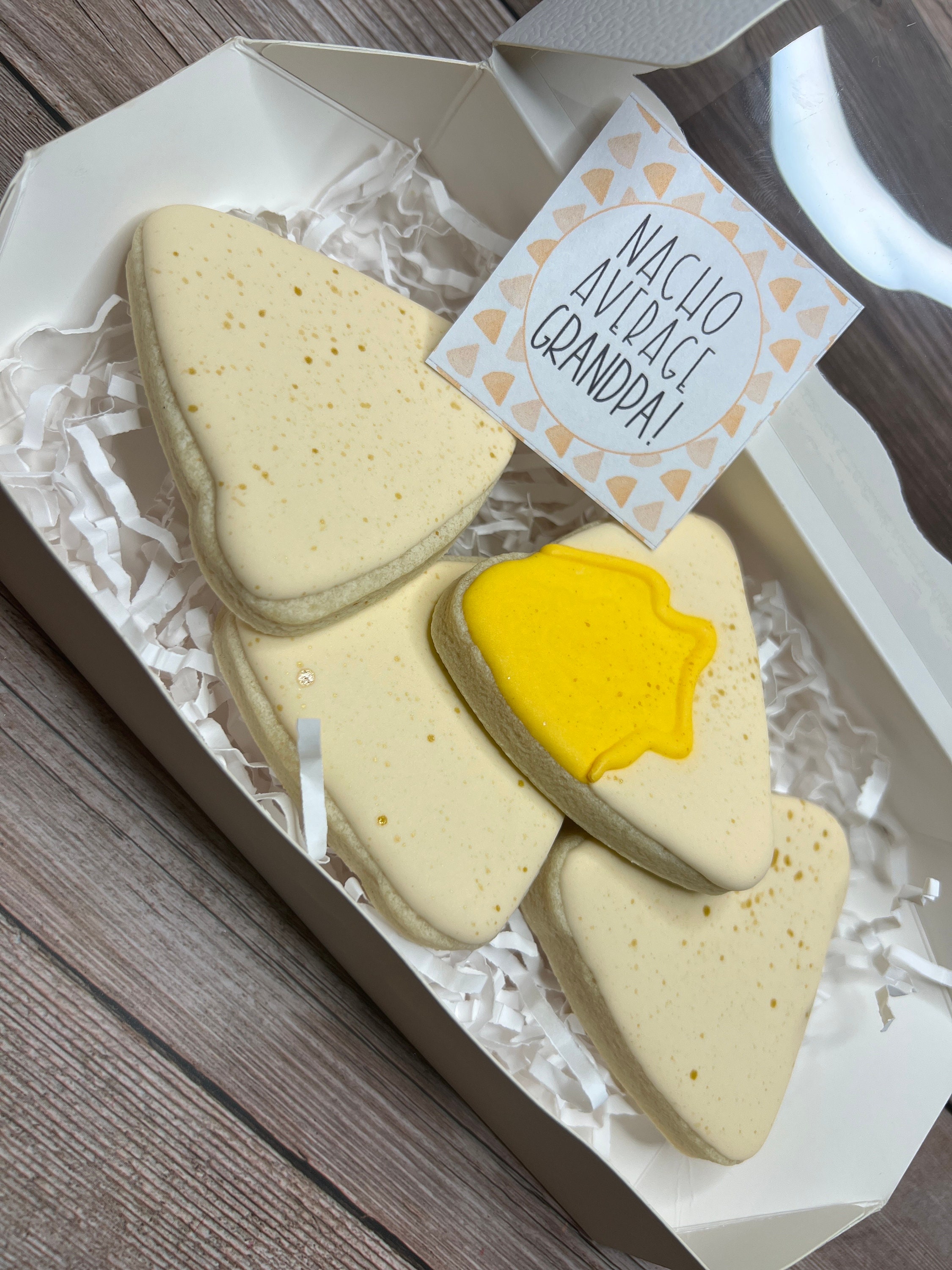 Nacho Average Grandpa/dad Father’s Day Cookies, Dad Gift, Grandpa Gift ...