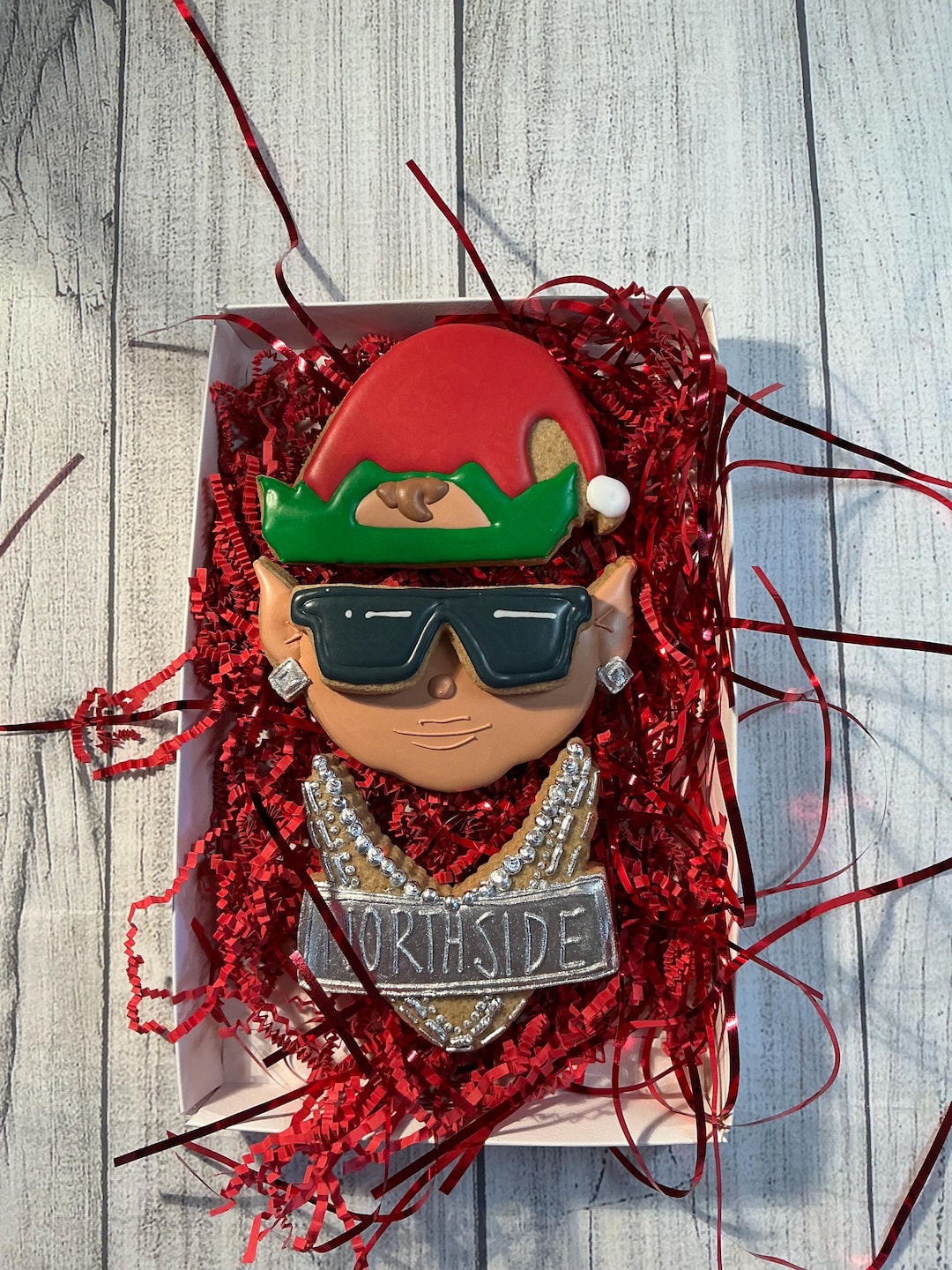 Hip Hop Elf Cookie Set • Brown Cinnamon Sugar Elf • Christmas Rap ...