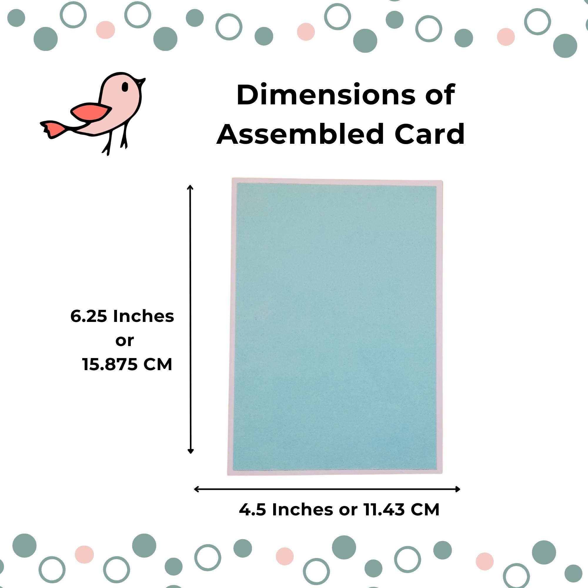 R30 Card Template SVG, DIY Card 4.5x6.25 Inches, Envelope and PDF Guide ...